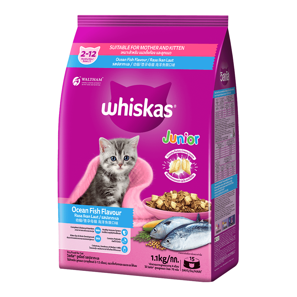 Whiskas Junior Rasa Ikan Laut - Whiskas® Indonesia