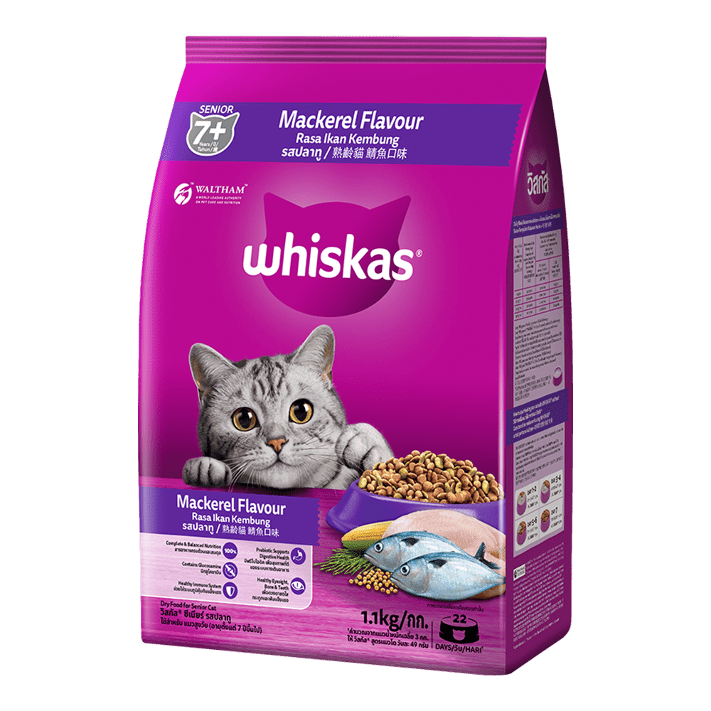 Whiskas Dewasa 7+ Rasa Ikan Kembung - Whiskas® Indonesia