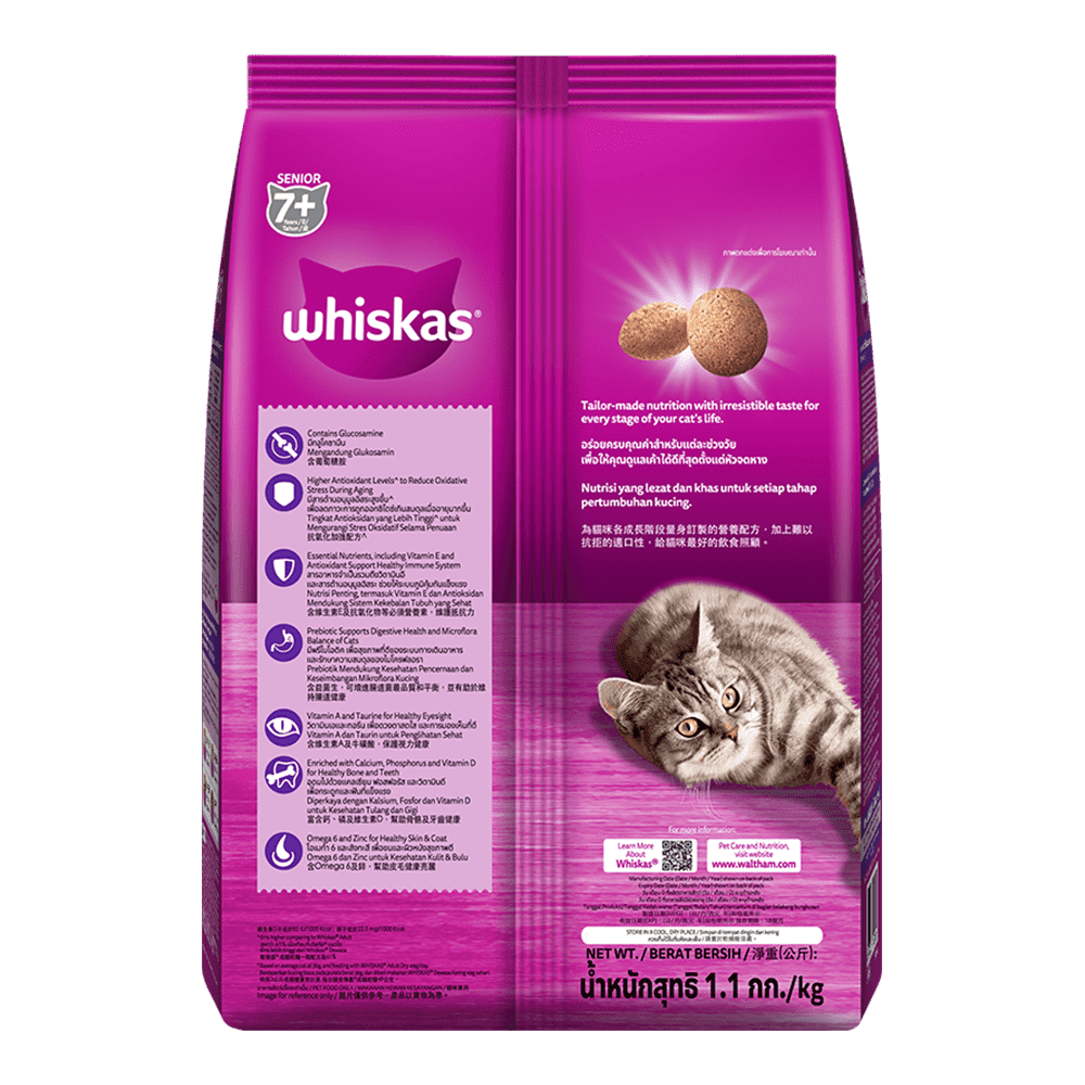 Whiskas Dewasa 7+ Rasa Ikan Kembung - Whiskas® Indonesia