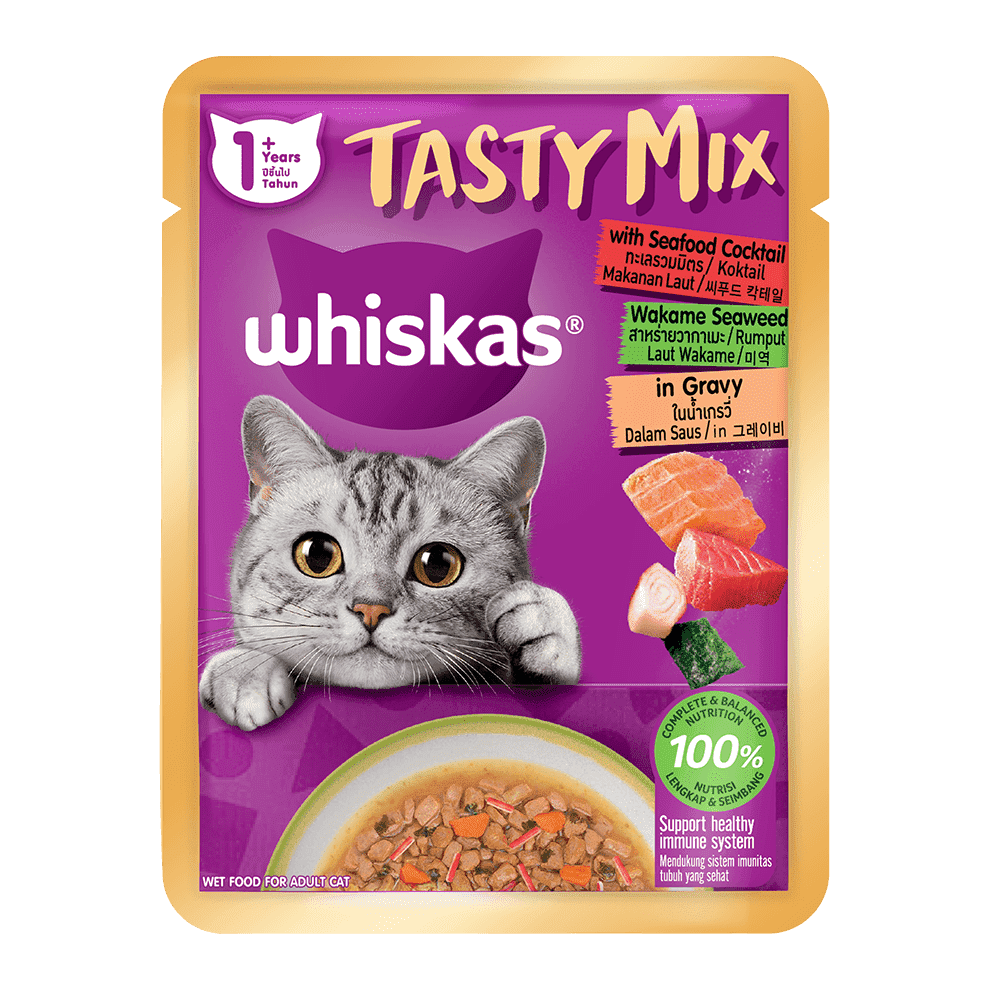 Whiskas Tasty Mix: Seafood Cocktail - Whiskas® Malaysia