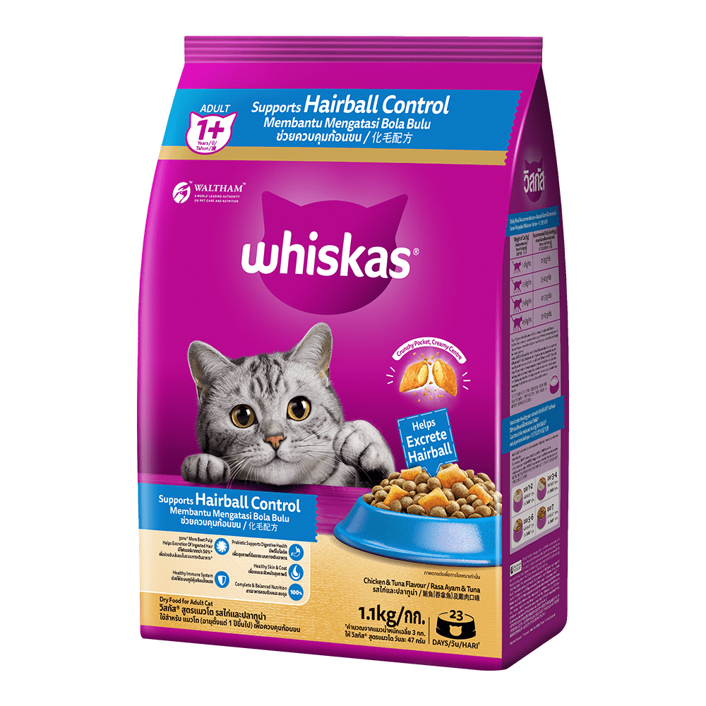Whiskas® Adult 1+ Years Hairball Control