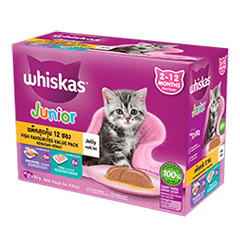 Whiskas® Junior 2-12 Months Salmon Flavour