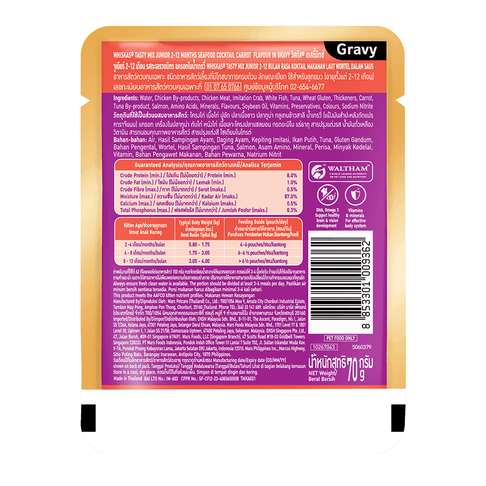 Whiskas Junior Tasty Mix Cho Mèo Con - Whiskas® Việt Nam